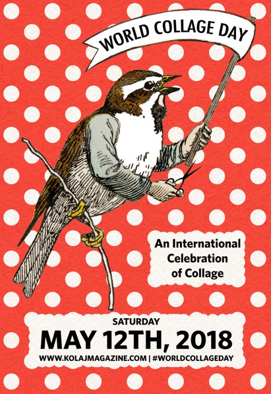 2018 World Collage Day Poster Celebrates the Collage of Michael Pajon ...